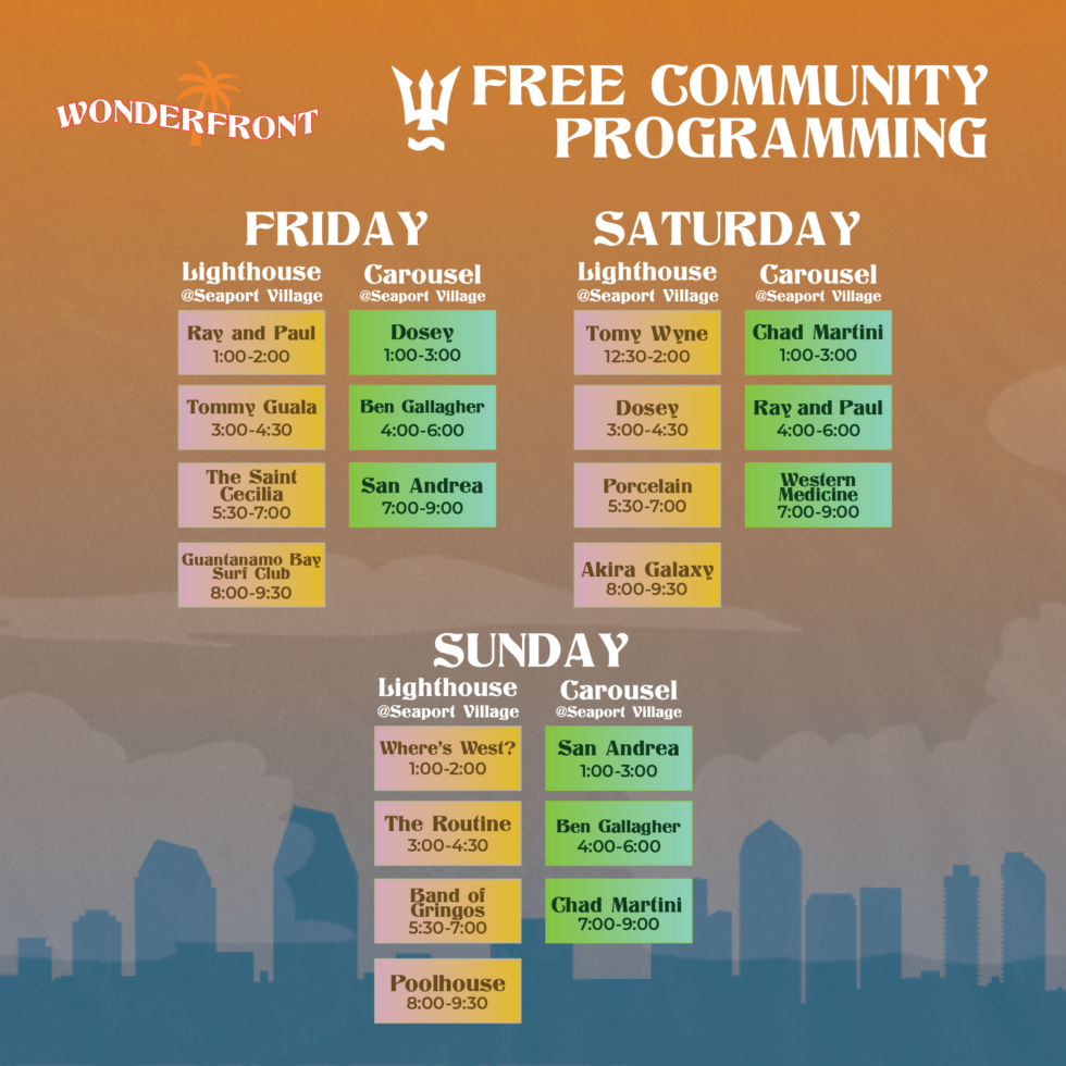 Community Free Events - Wonderfront Festival